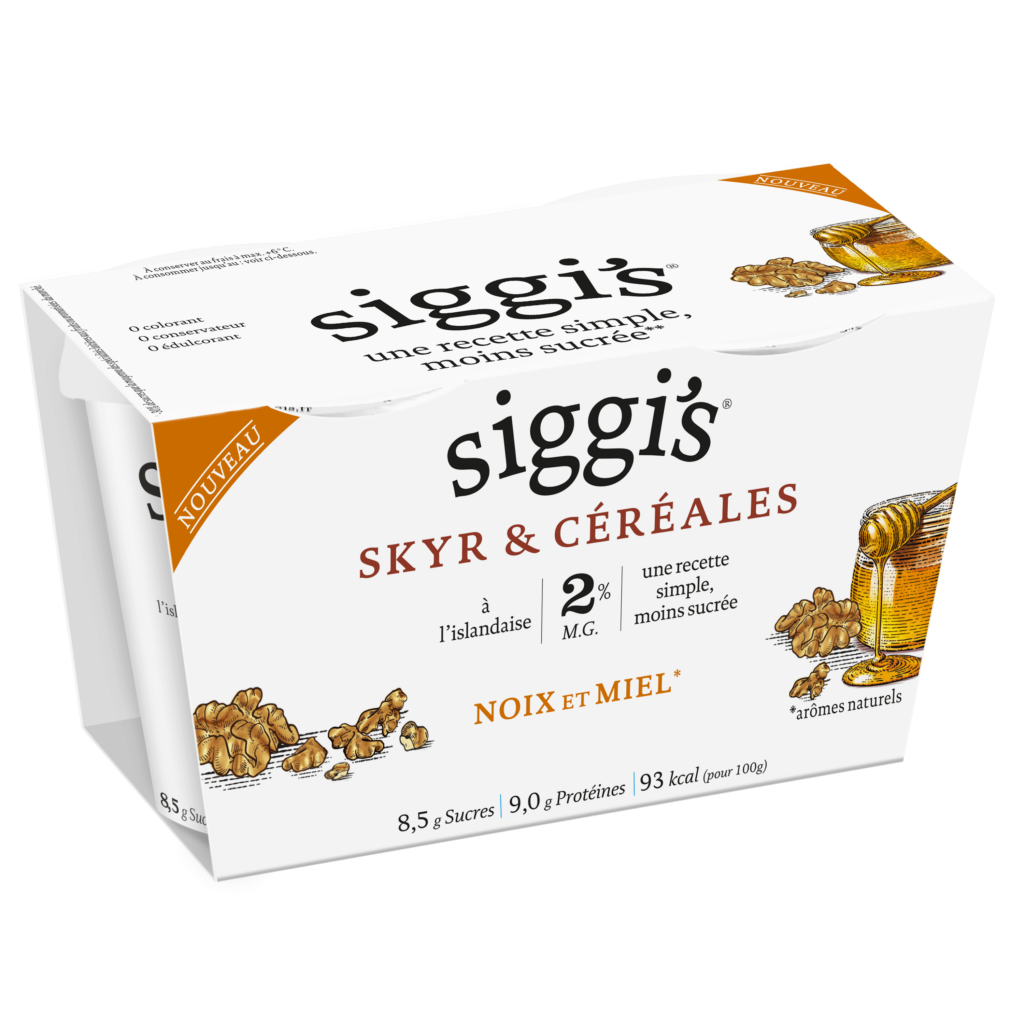 siggi's Icelandic-style yogurt: skyr - Noix et miel